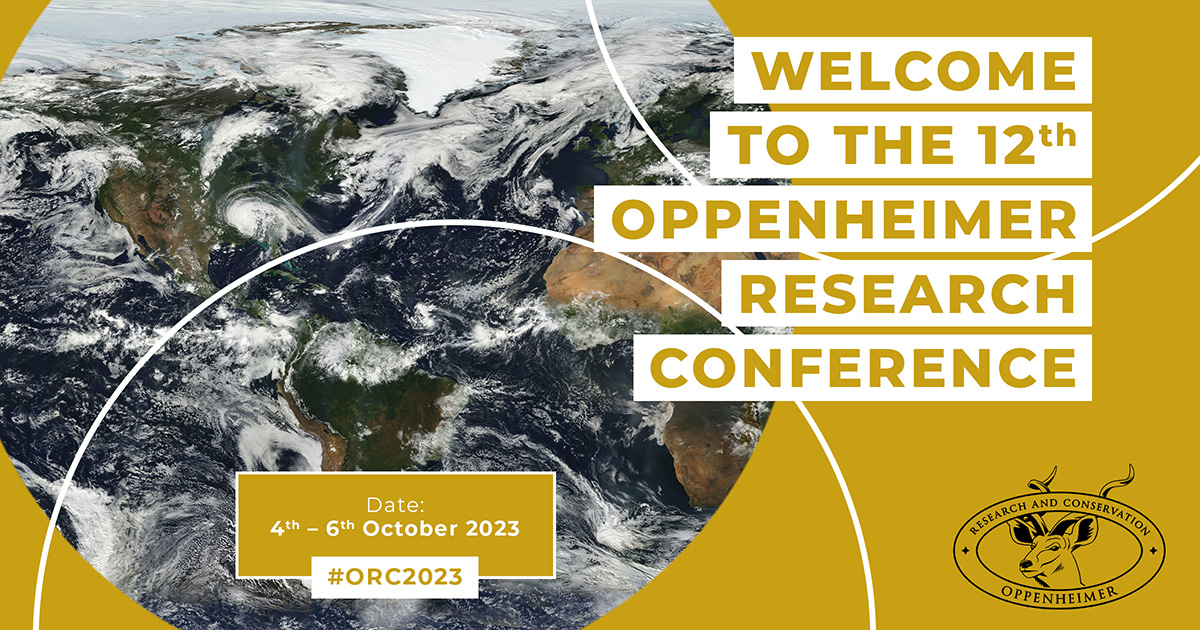12th oppenheimer research Conference - Research and Conservation